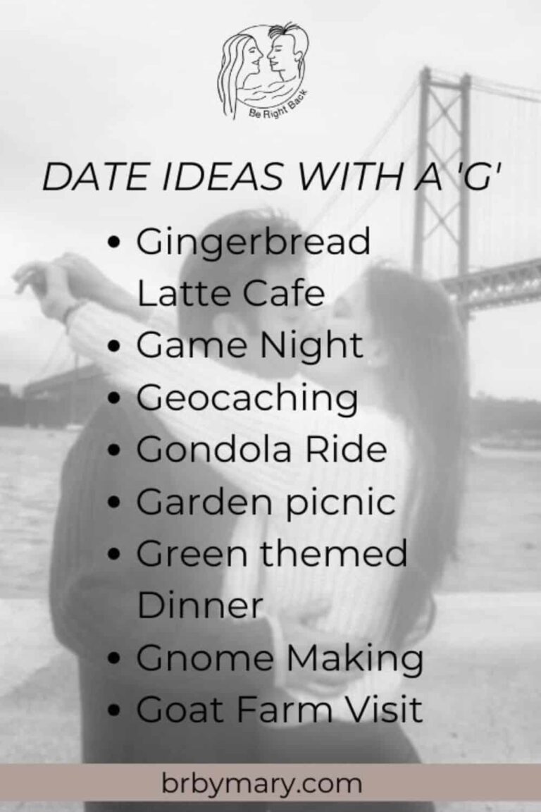 141 Fun Dates That Start With G (Alphabet Date Ideas)