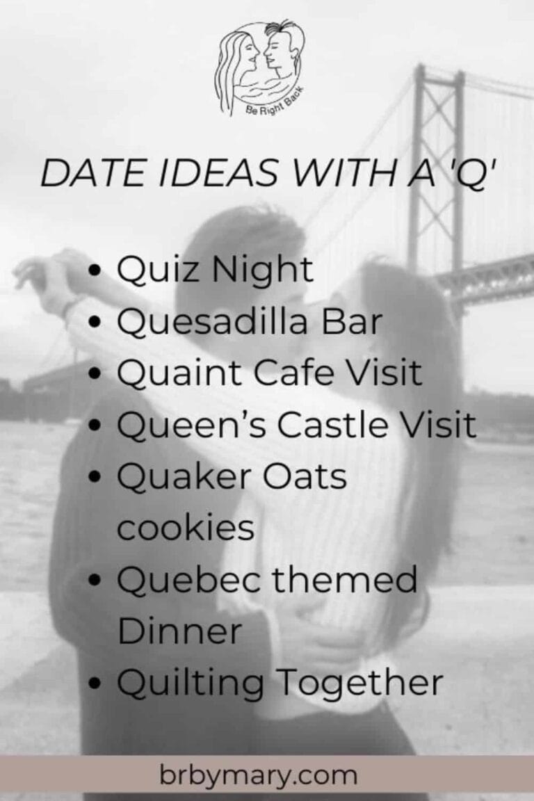 78 Easy Date Ideas That Start with Q (Alphabet Date Ideas)