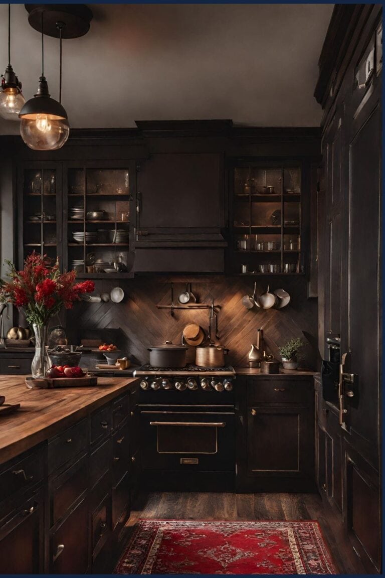 40+ Aesthetic Moody Farmhouse Kitchen Ideas You Will Both Love