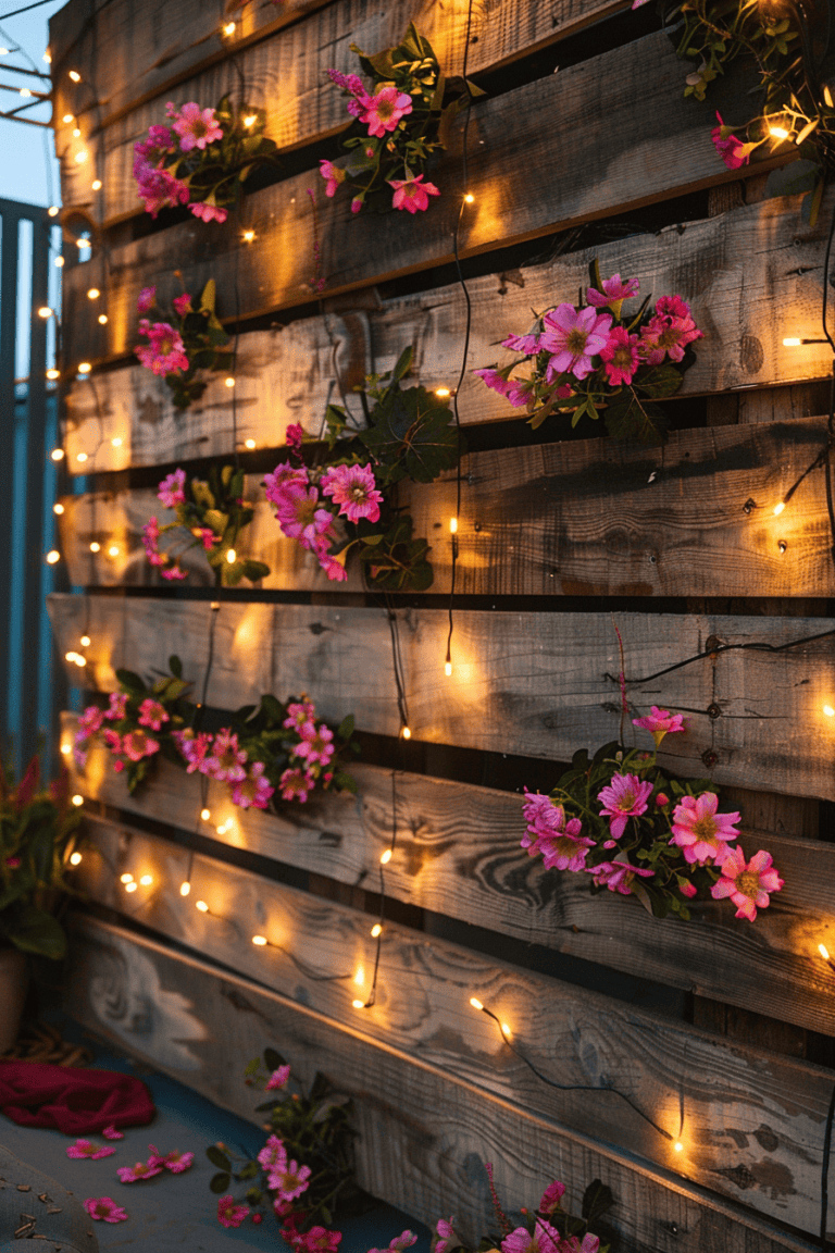 33 Pallet Photo Backdrop Ideas For Your Wedding, Birthday, Graduation ...
