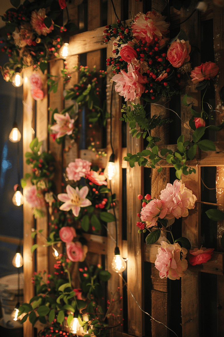 33 Pallet Photo Backdrop Ideas For Your Wedding, Birthday, Graduation ...