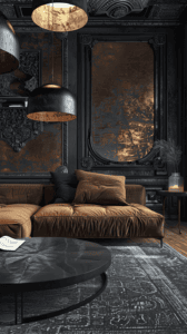 52 Black And Rust Living Room Decor Ideas