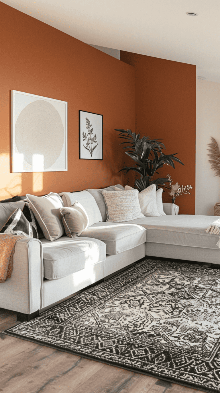 52 Black And Rust Living Room Decor Ideas