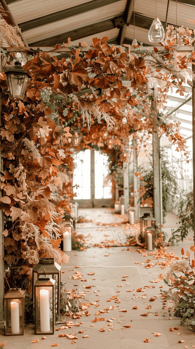 40+ Fall Wedding Ideas That Will Inspire You (Cake, Aisle, Table ...