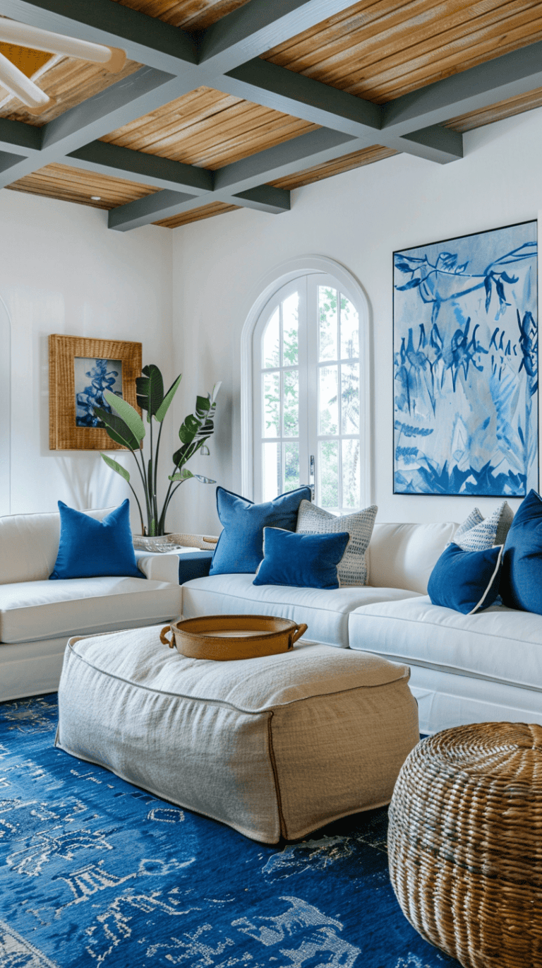 25 Blue Hues Living Room Decor Ideas For your Home
