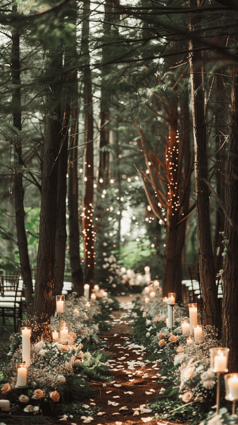 27 ideas to create beautiful forest weddings