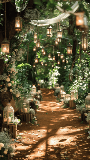 27 ideas to create beautiful forest weddings