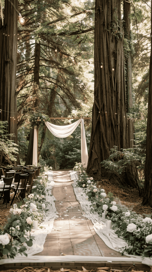 27 ideas to create beautiful forest weddings