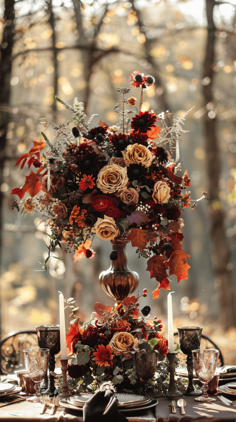 40+ Fall Wedding Ideas That Will Inspire You (Cake, Aisle, Table ...