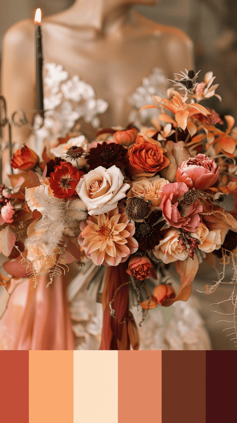 21 Fall Wedding Color Palette Ideas That Aren't Just Orange