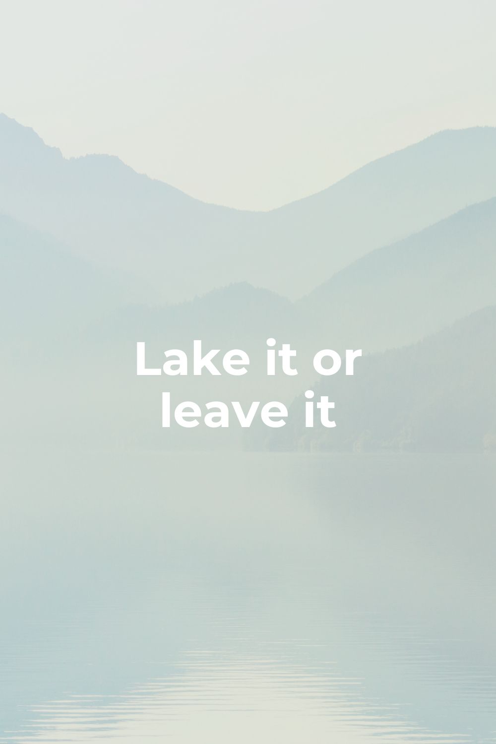 100+ Lake Captions For Instagram