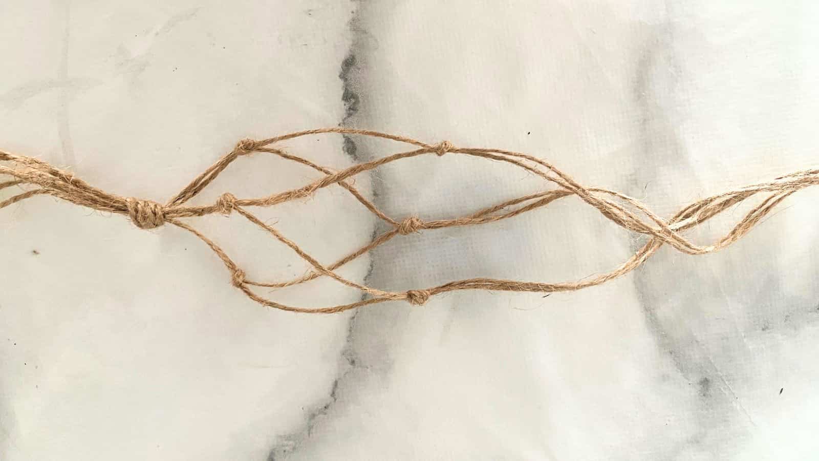How To Make A DIY Twine Pot Hanger (+ Video Tutorial)