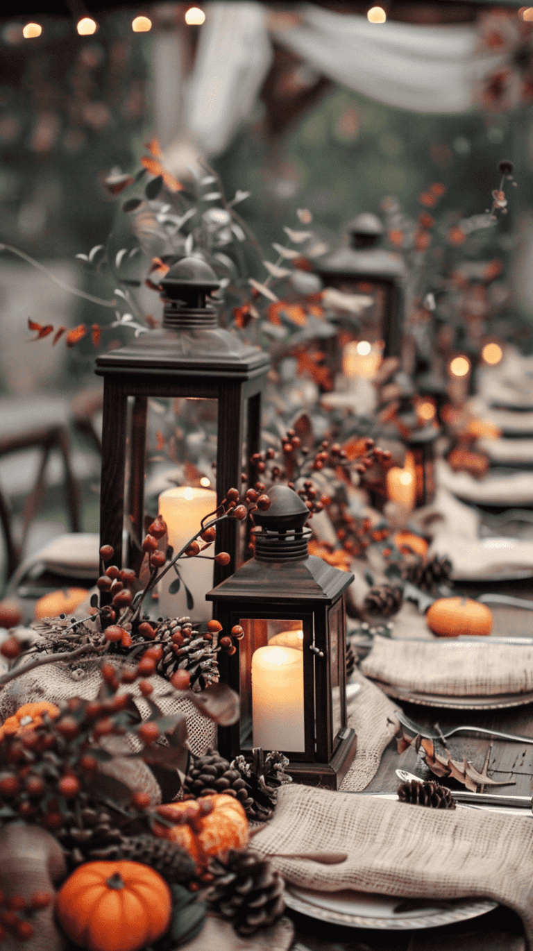 35+ Rustic Thanksgiving Tablescape Ideas