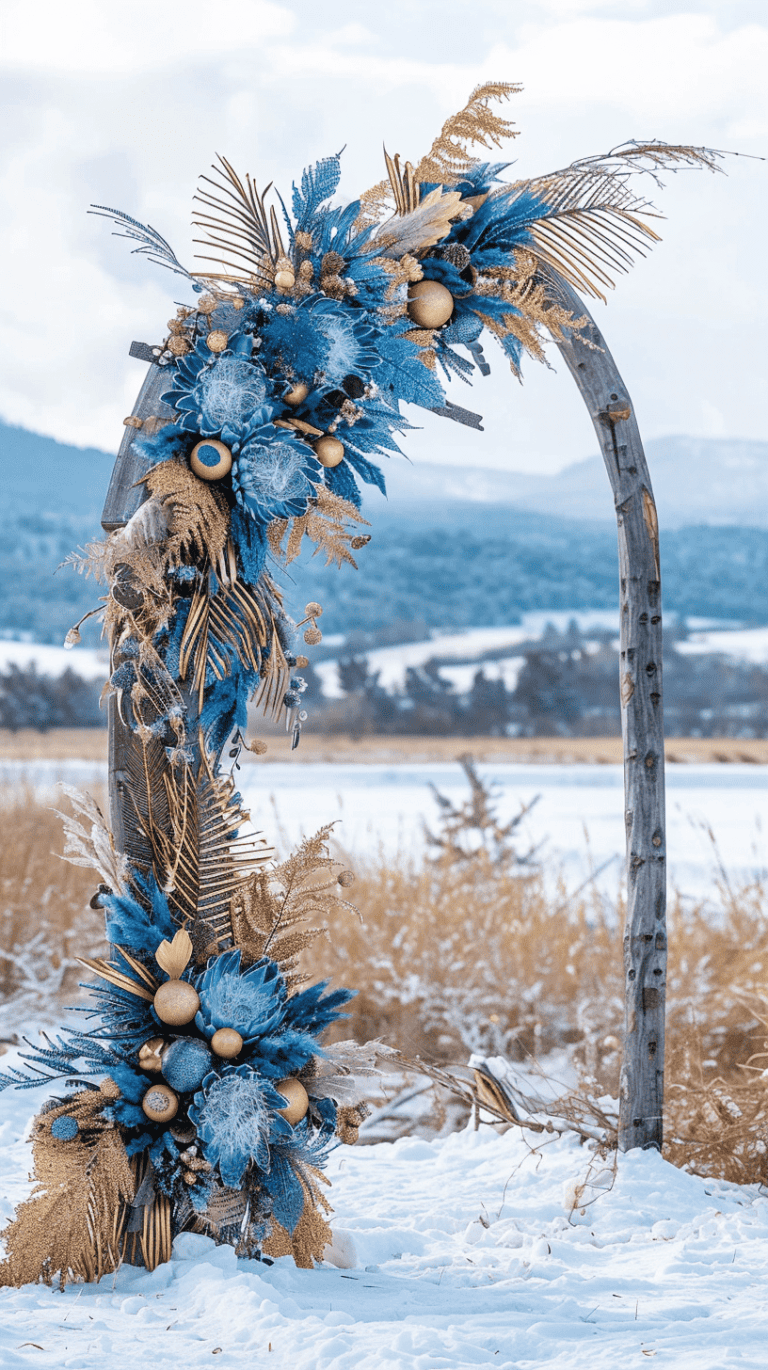 30 Winter Wedding Arch Ideas For Your Special Day