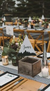 14 Mountain Wedding Table Decoration Ideas