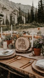 14 Mountain Wedding Table Decoration Ideas