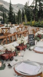 14 Mountain Wedding Table Decoration Ideas