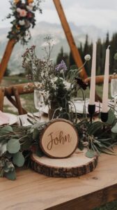 14 Mountain Wedding Table Decoration Ideas
