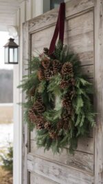 30+ Rustic Christmas Wreath Ideas That You Can DIY At Home