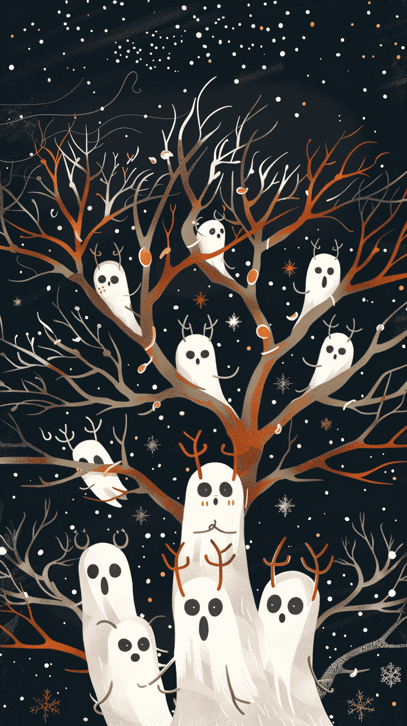 26 Spooky Christmas Phone Wallpapers to Keep the Holidays Eerie