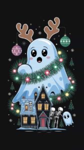 26 Spooky Christmas Phone Wallpapers to Keep the Holidays Eerie