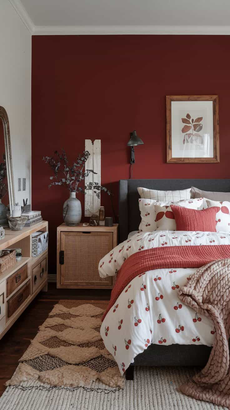 30 Cherry Bedroom Decor Ideas That Work For Adults
