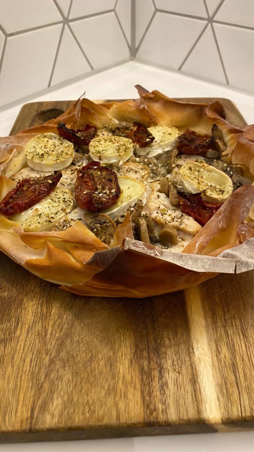 Filo Pastry Recipe: My Delicious Rustic Pie With Goat Cheese