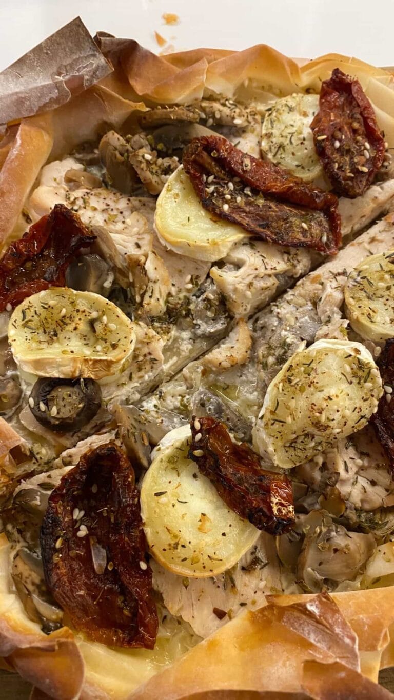 Filo Pastry Recipe: My Delicious Rustic Pie With Goat Cheese
