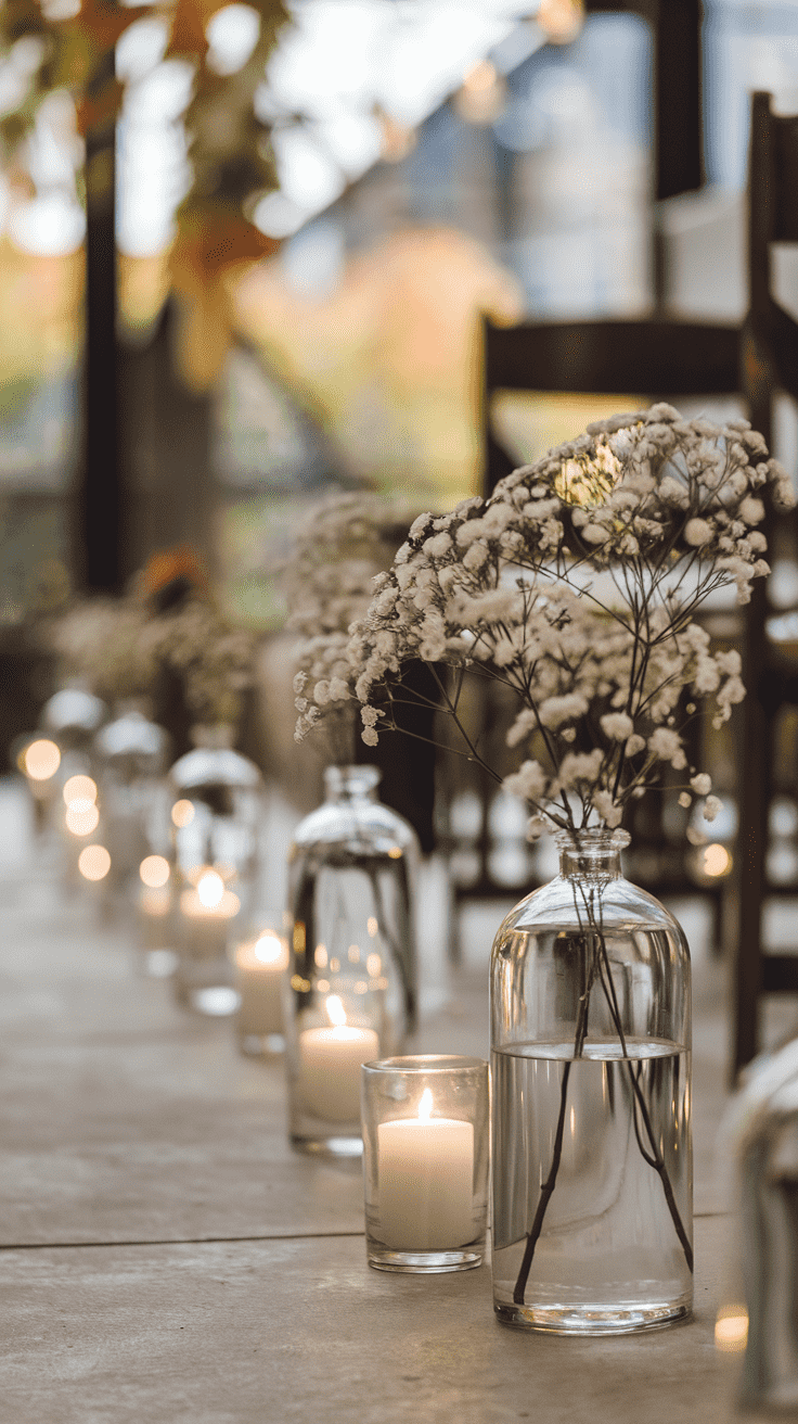 20 Rustic Fall Wedding Aisle Decor Ideas That Feel Cozy and Timeless