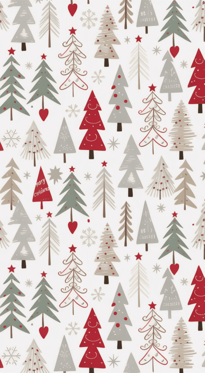 40 Red Christmas Phone Backgrounds