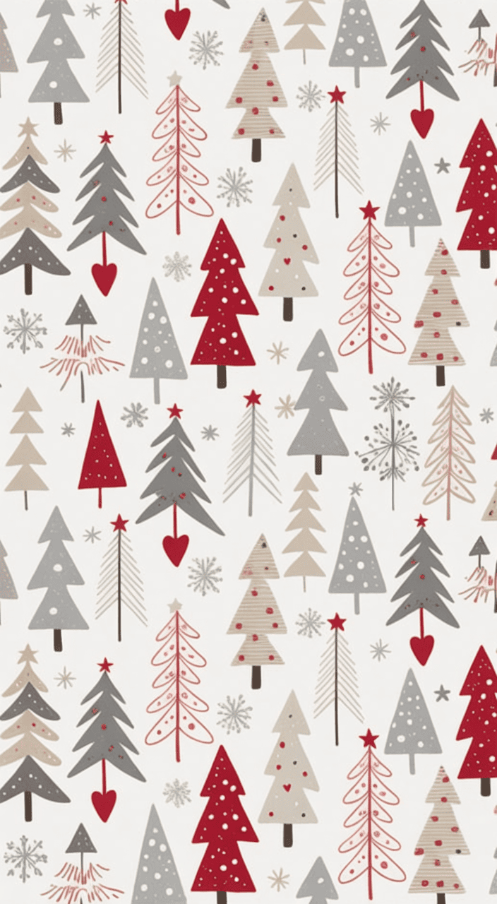 40 Red Christmas Phone Backgrounds